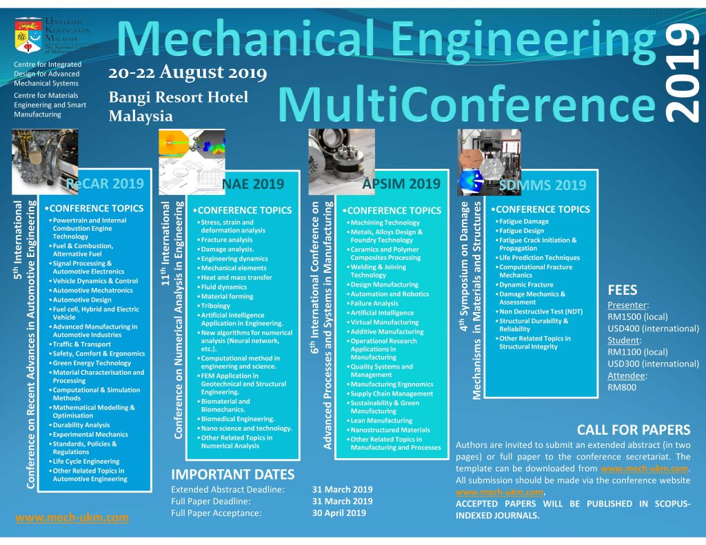 Mechanical Engineering Multi-Conference 2019 – Fakultas Teknik ...